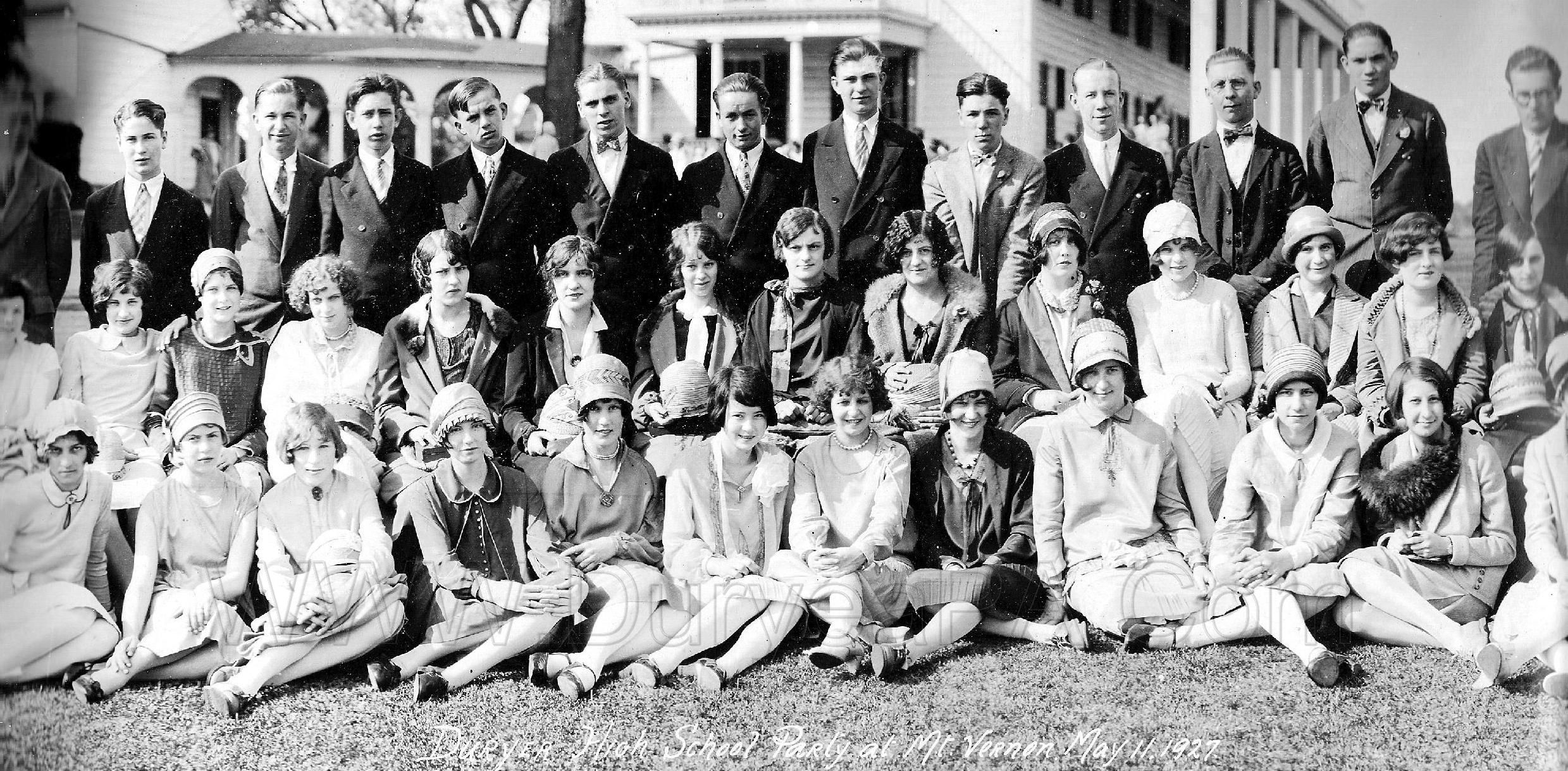 PA Duryea 1927 Class Trip to Mt. Vernon, VA