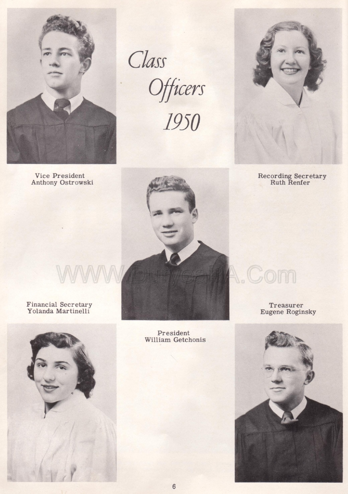 Duryea Pennsylvania Historical Homepage 1950 Duryea High School Yearbook