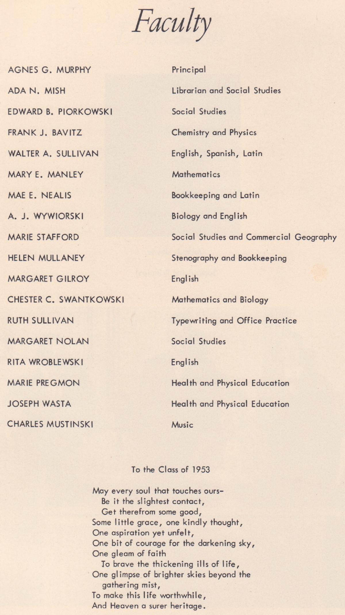 Duryea Pennsylvania Historical Homepage 1953 Duryea High School Yearbook