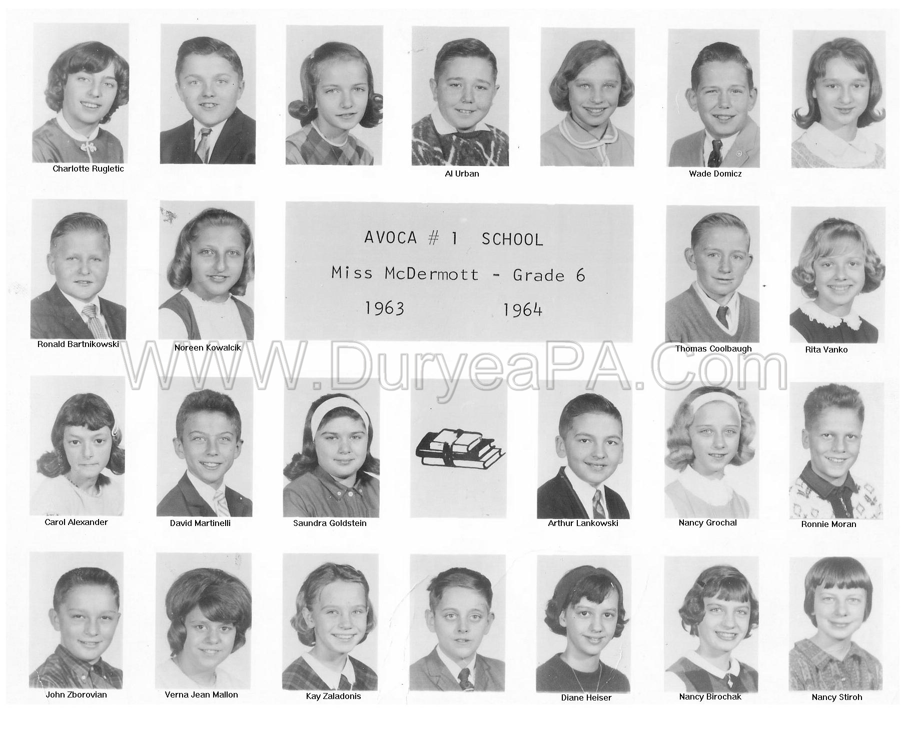Duryea Pennsylvania Historical Homepage 1960s